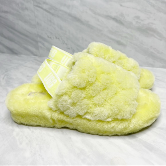 UGG | Shoes | New Ugg Womens Fluff Yeah Pollen Poppy Slipper Slides ...